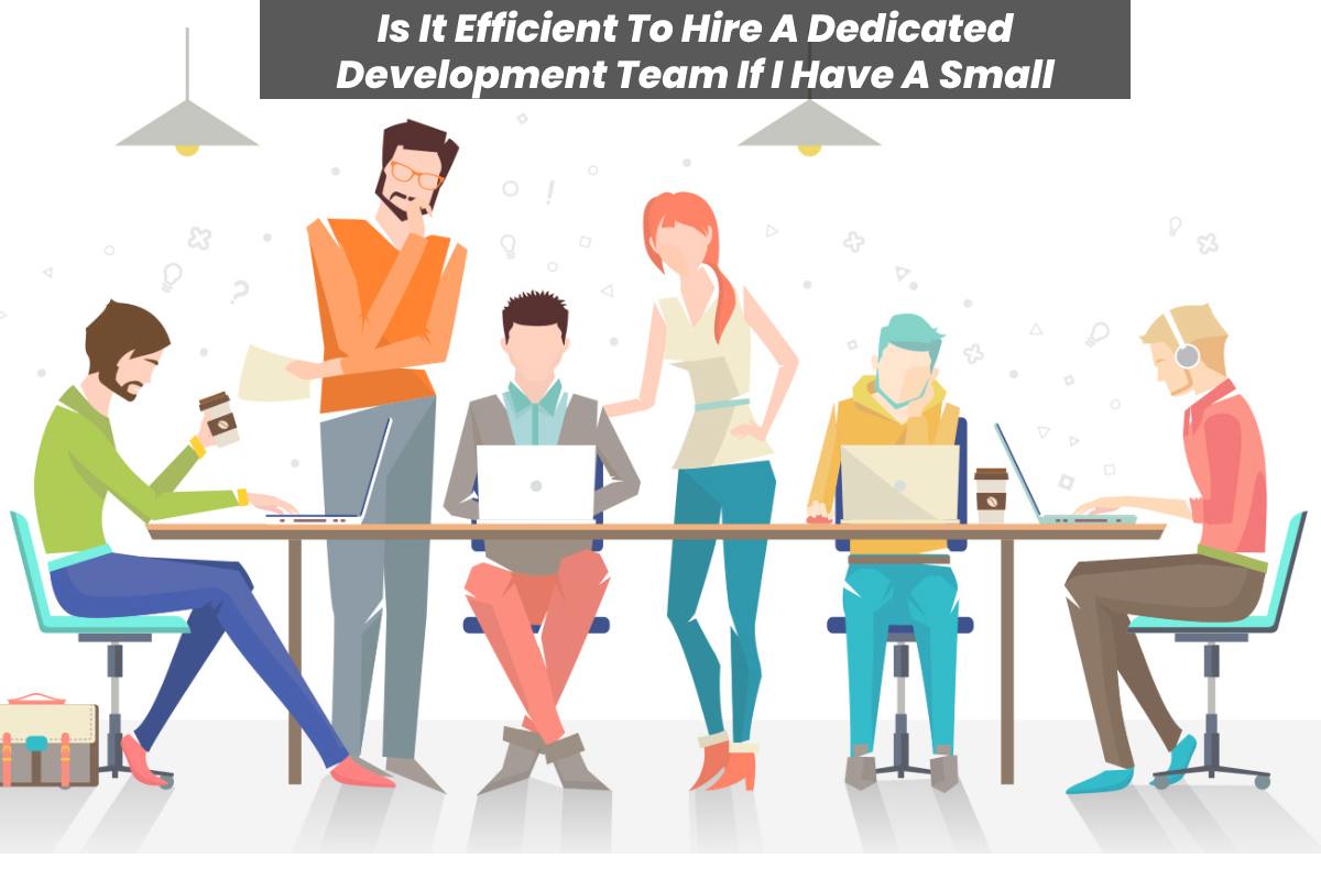 Hire A Dedicated Development Team If I Have A Small Startup - 2022